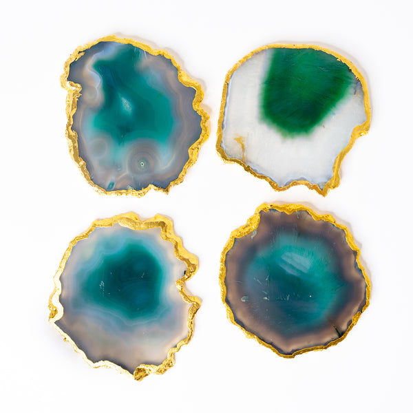 Agate Coaster Set – Azura Naturals