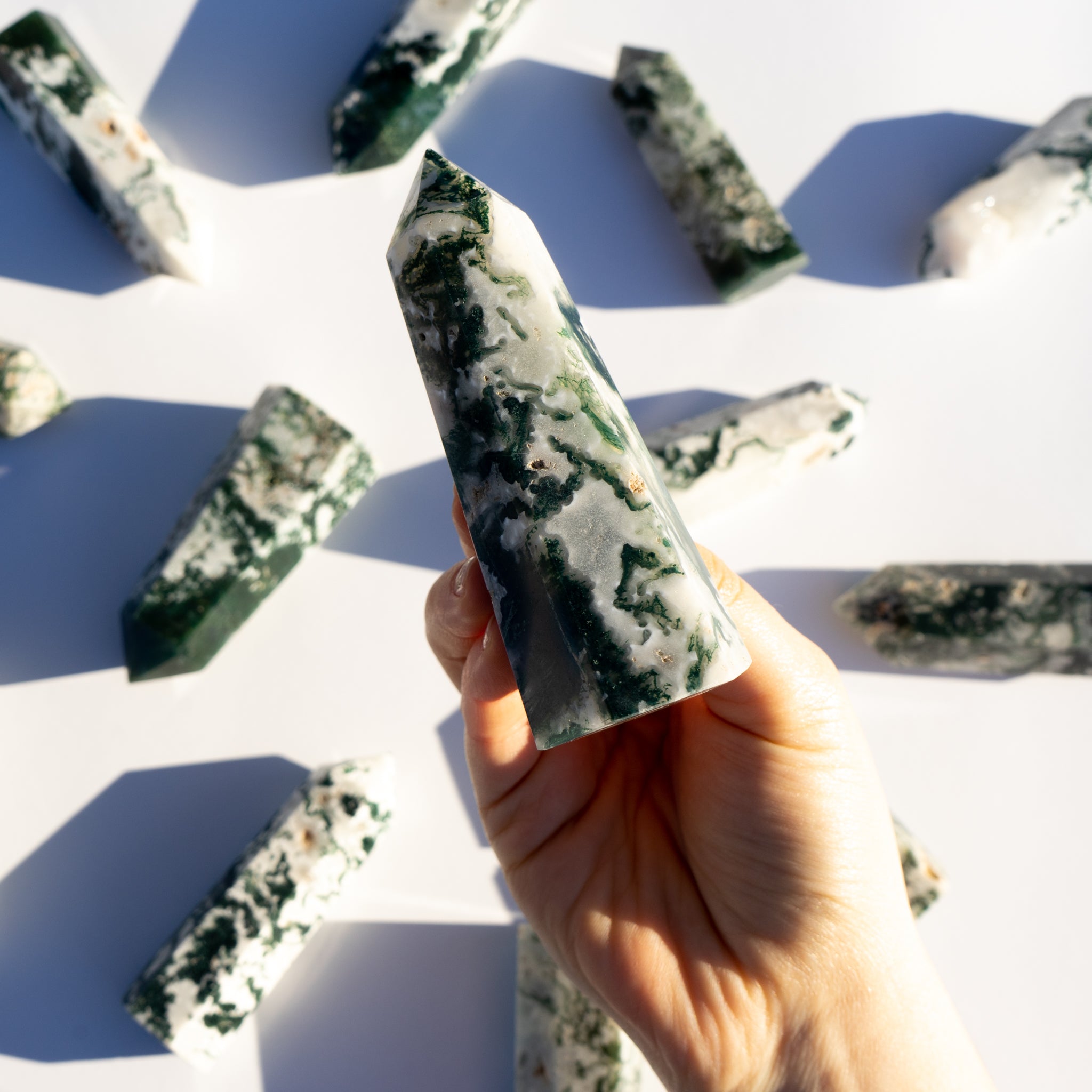 Moss Agate Tower – Azura Naturals
