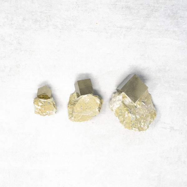 Pyrite Cube in Matrix – Azura Naturals